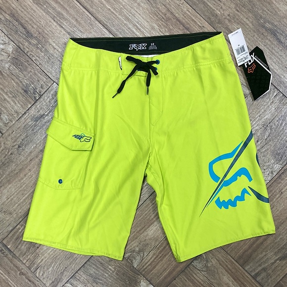 Fox | Swim | Mens Fox Overhead Boardshorts In Day Glow Green | Poshmark